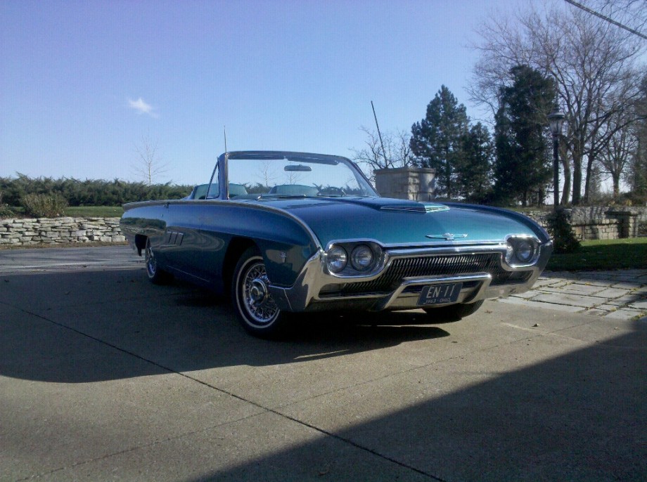 1963-Ford-Thunderbird-Convertible-Turquoise – Nick's Car Blog