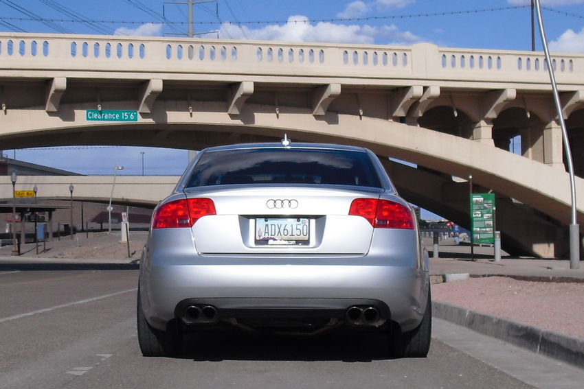 B7 Audi A4 Silver Rear – Nick's Car Blog
